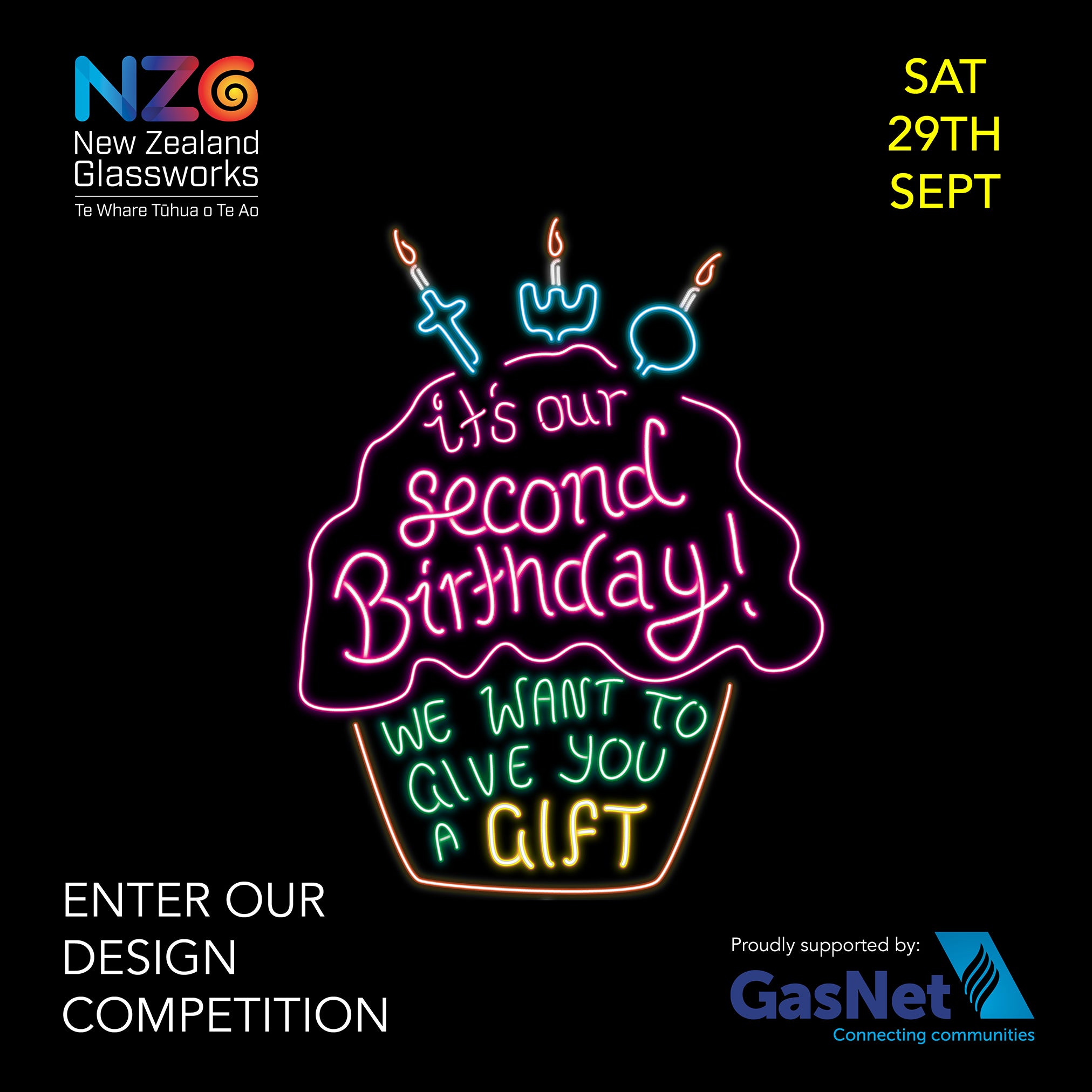 NZG 2nd Birthday Design Competition – New Zealand Glassworks