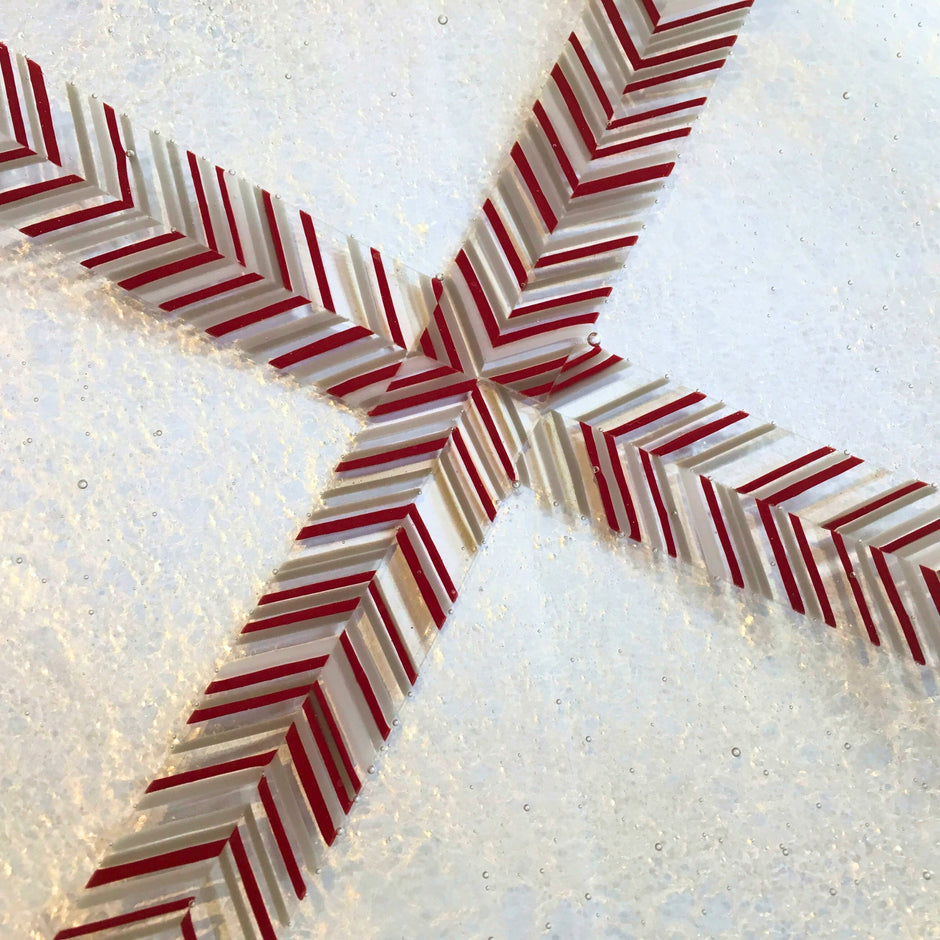 Raranga Bowl Medium | Kahu Design – New Zealand Glassworks